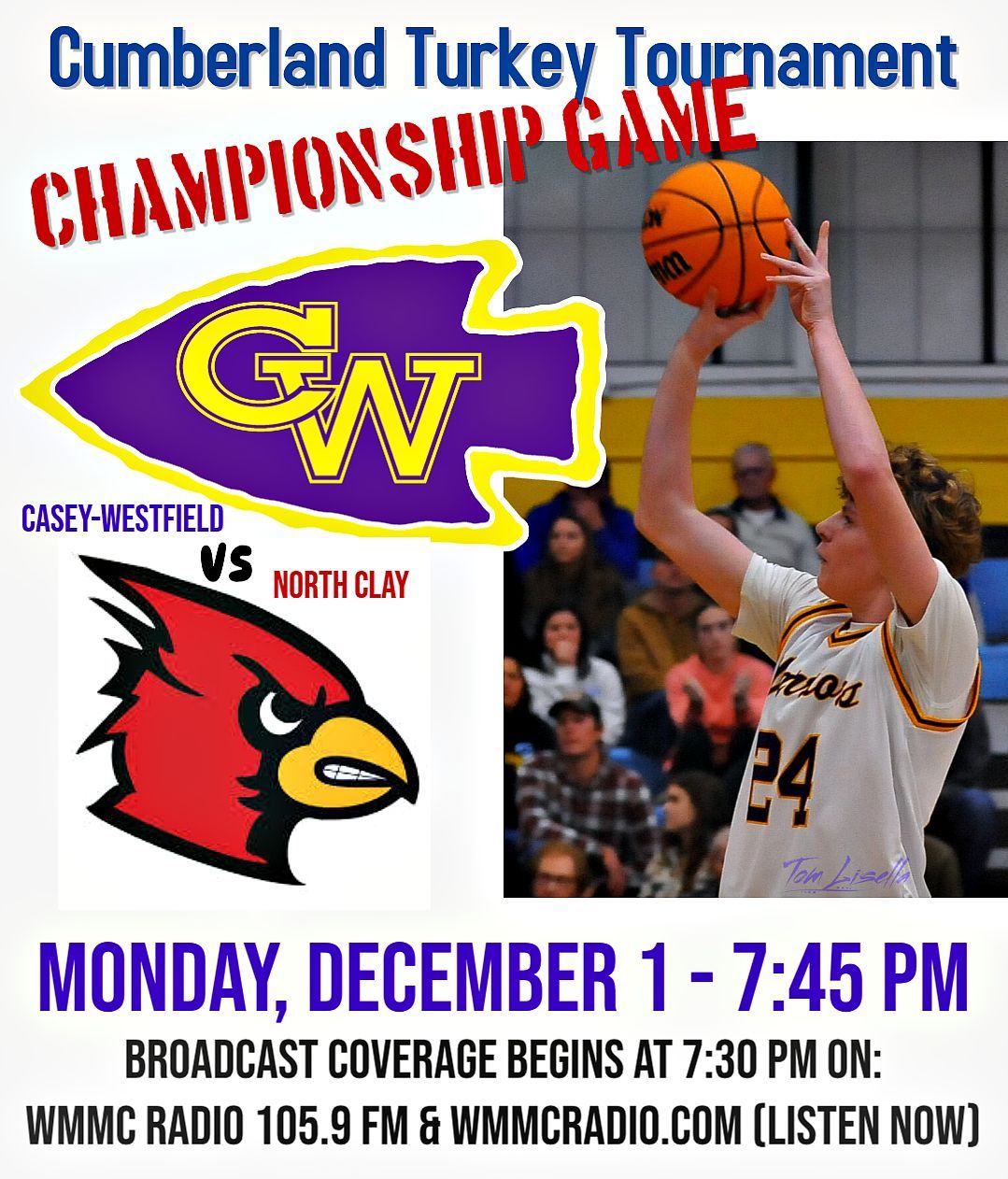 Warriors to Face North Clay in Cumberland Turkey Tournament Championship Game - WMMC Radio 105.9 FM